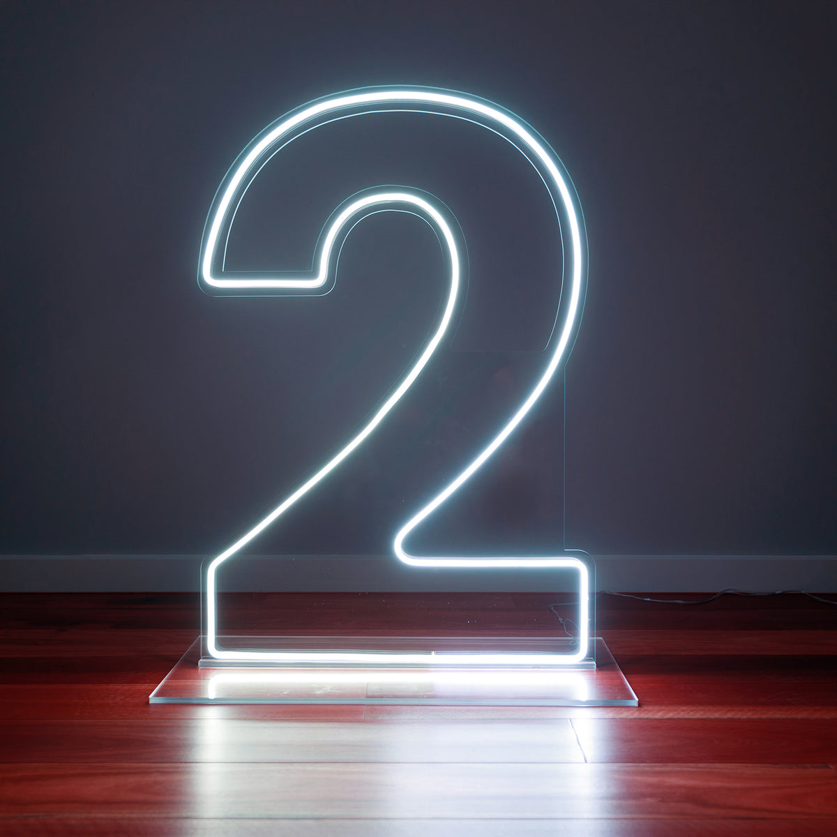 2 Standing Neon Sign Hire – Neon Glow Co.