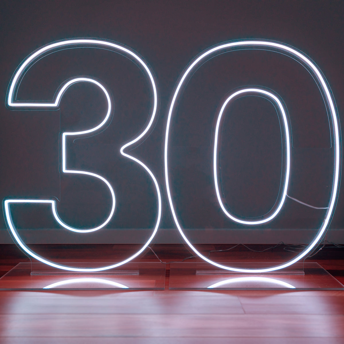 30 Standing Neon Sign Hire – Neon Glow Co.