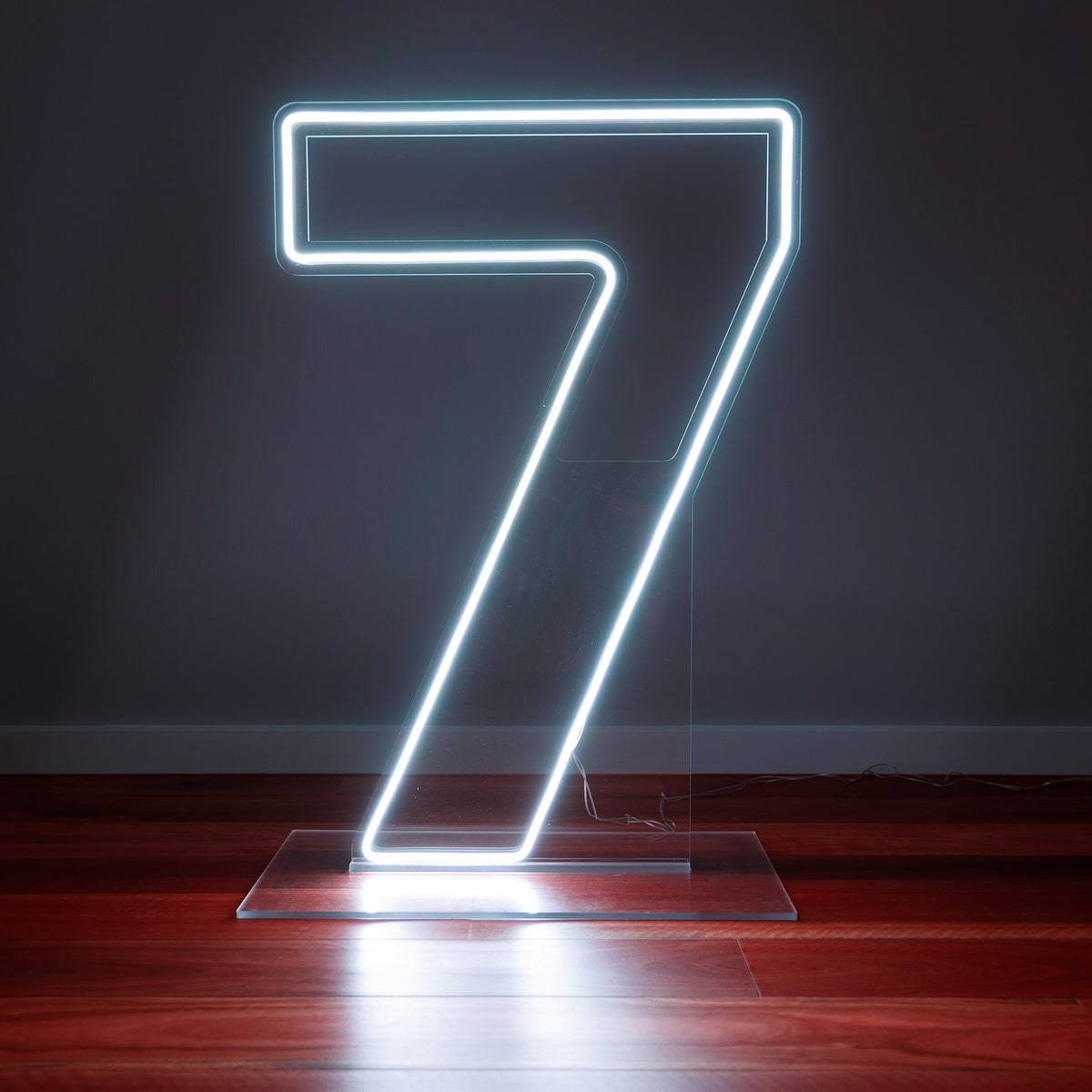 7 Standing Neon Sign Hire – Neon Glow Co.