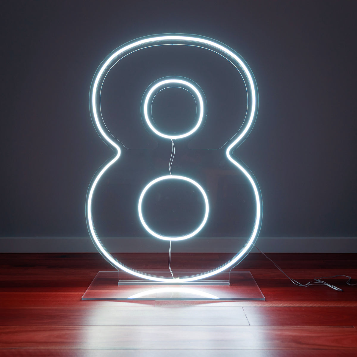 8 Standing Neon Sign Hire – Neon Glow Co.
